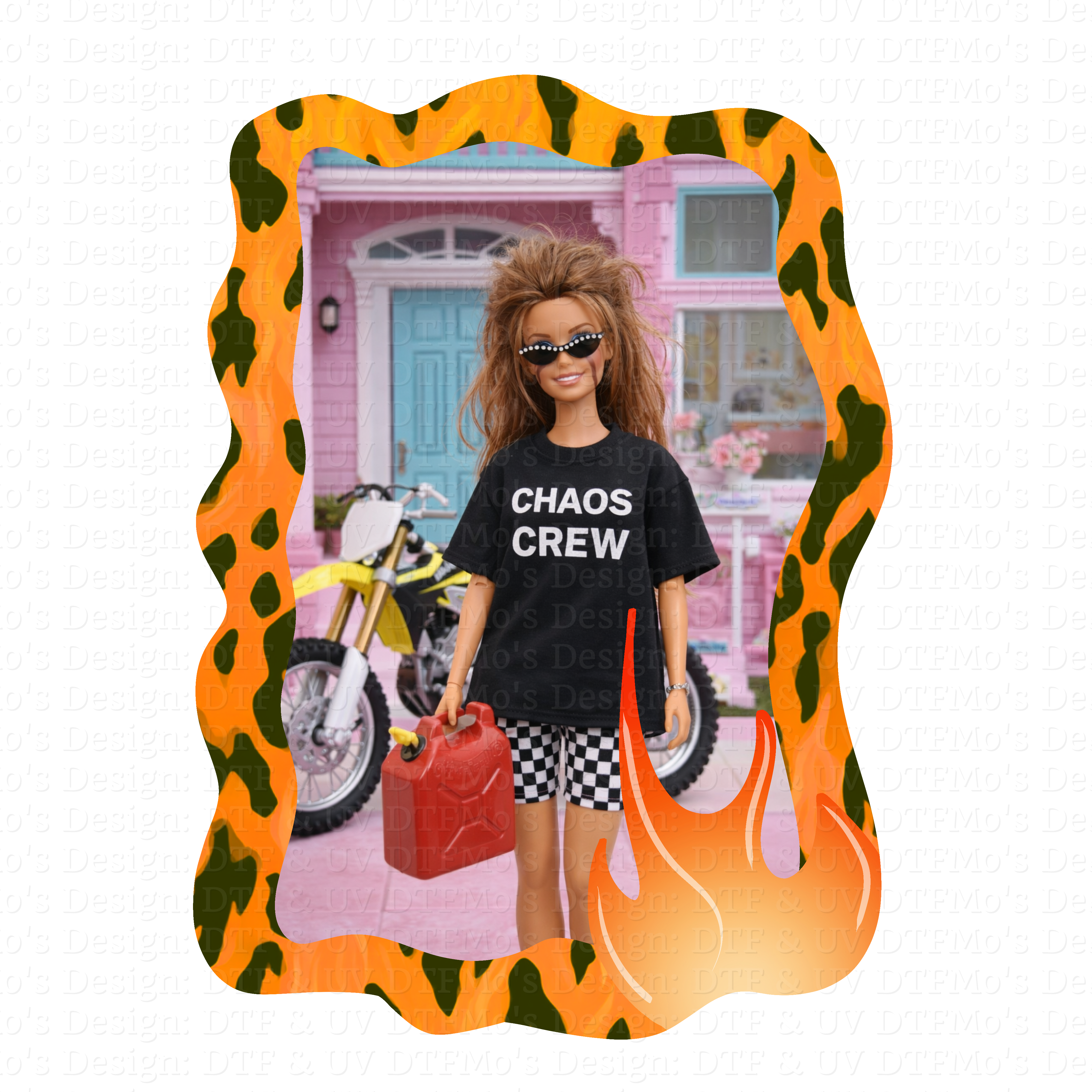 Burnt out Barbie Collab _03 Single Sheet DTF Transfer $2 – Mama Mo's Place